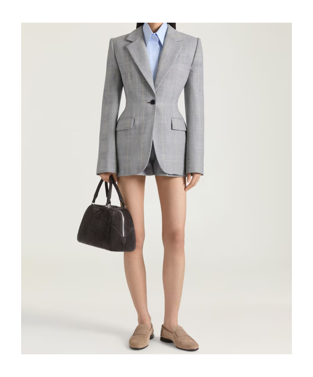 GIVENCHY Givenchy Antigona East-West Bowling Bag in Suede